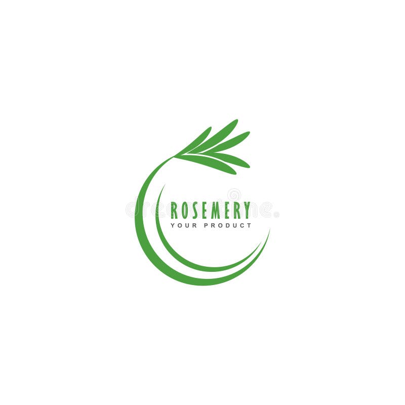 Rosemary Logo Vector Illustration Template Business Element and Symbol ...