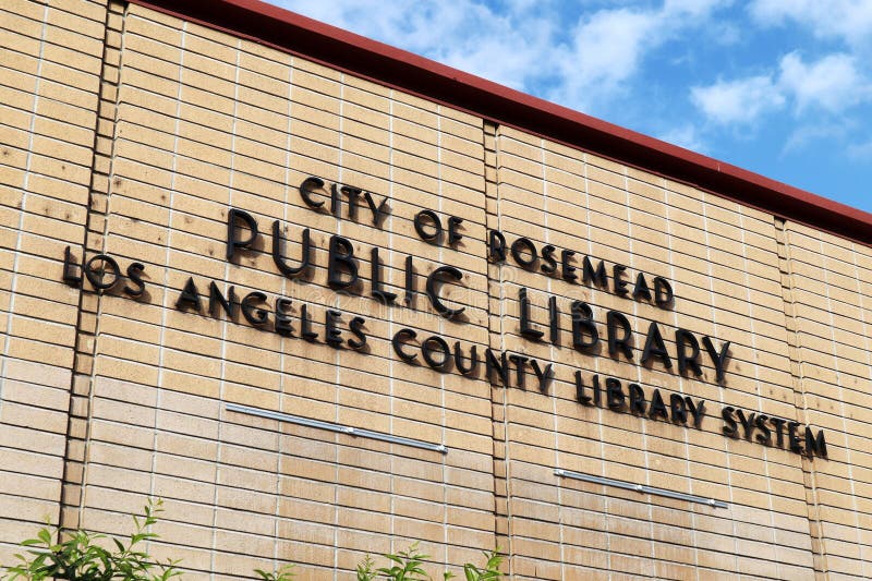 Rosemead, California: Exterior View of Rosemead Public Library ...
