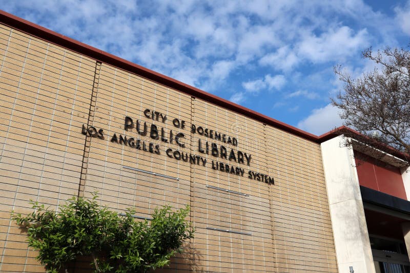 Rosemead, California: Exterior View of Rosemead Public Library ...