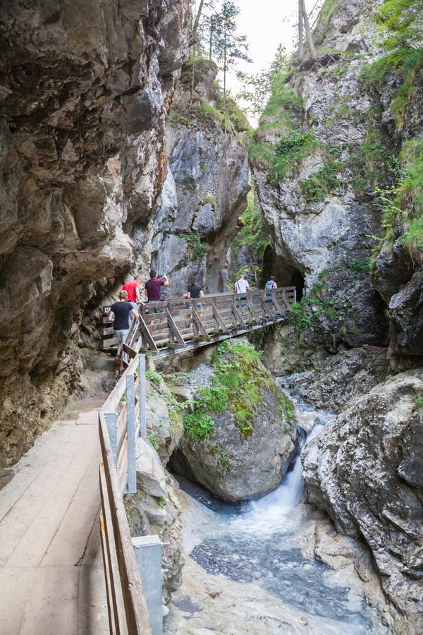 Rosengarten gorge editorial stock photo. Image of gorge - 99757318