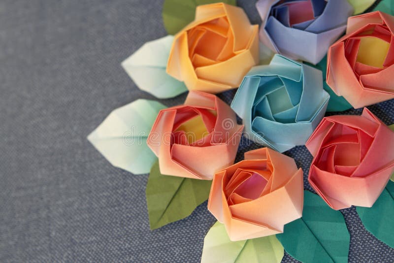 2,512 Blue Origami Flower Stock Photos - Free & Royalty-Free Stock ...