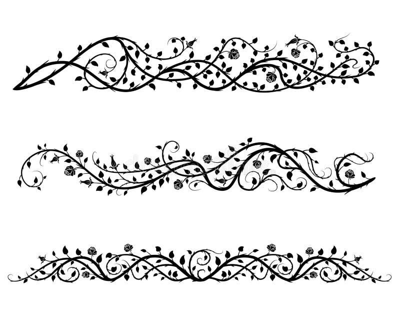 Visual Arts Thorn Vine Border Stencil Many Sizes Painting etna.com.pe