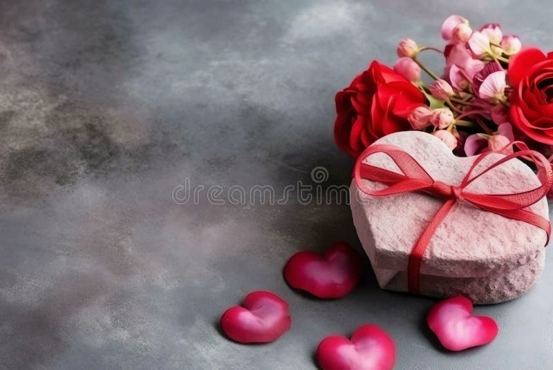 Roses and Chocolate Rose and Heart Rose and Chocolate Stock ...