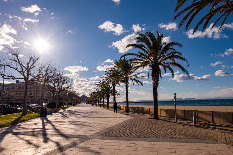Roses on Costa Brava, Catalonia, Spain. Stock Image - Image of city ...