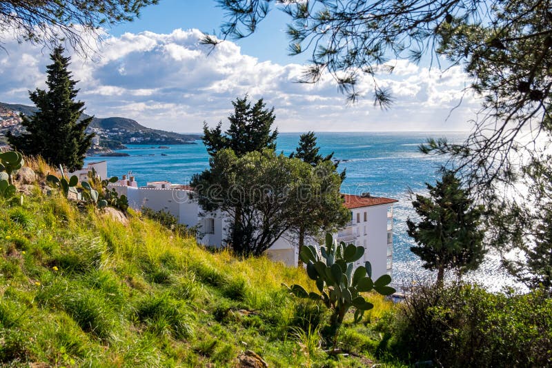 Roses On Costa Brava, Catalonia, Spain. Stock Image - Image of ...