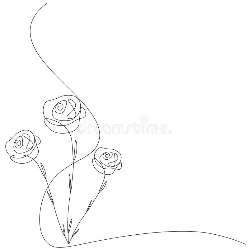 Single Purple Roses Stock Illustrations – 244 Single Purple Roses Stock ...