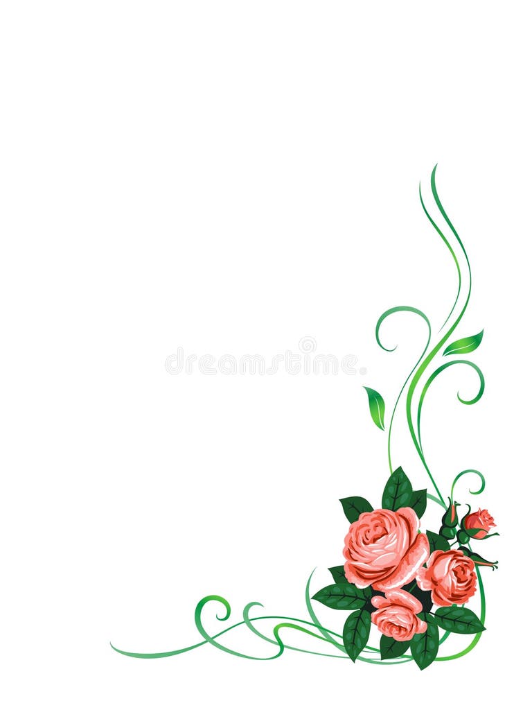 Single Roses Stock Illustrations – 4,121 Single Roses Stock ...