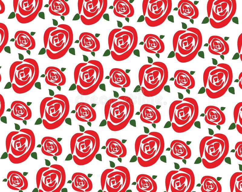 Roses pattern stock illustration. Illustration of pattern - 37468084