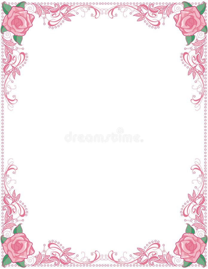 Baby border girl stock vector. Illustration of borders - 14556667