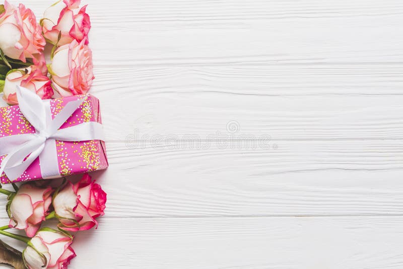 Roses Present White . High Quality and Resolution Beautiful Photo ...