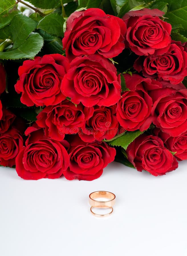 Roses and rings stock image. Image of elegant, beauty - 12896433