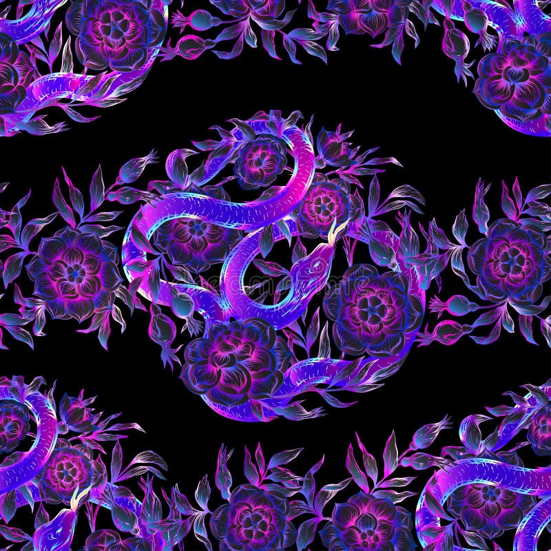 Neon Purple Roses Stock Illustrations – 321 Neon Purple Roses Stock ...