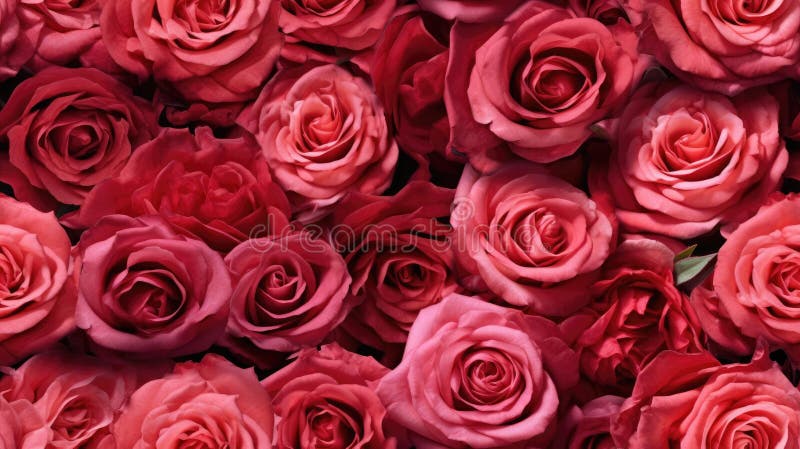 Roses top view stock illustration. Illustration of pink - 291484787