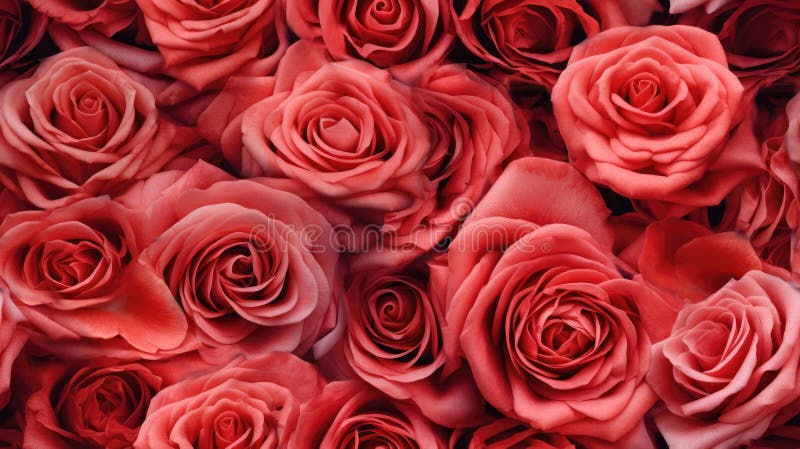 Roses top view stock illustration. Illustration of seamless - 291875421