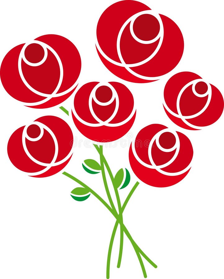 Horizontal Seamless Background with Red Roses. Stock Vector ...