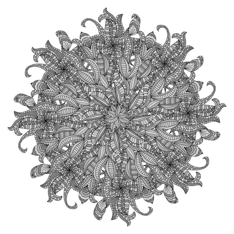 Rosette ornament. stock vector. Illustration of flower - 59101122