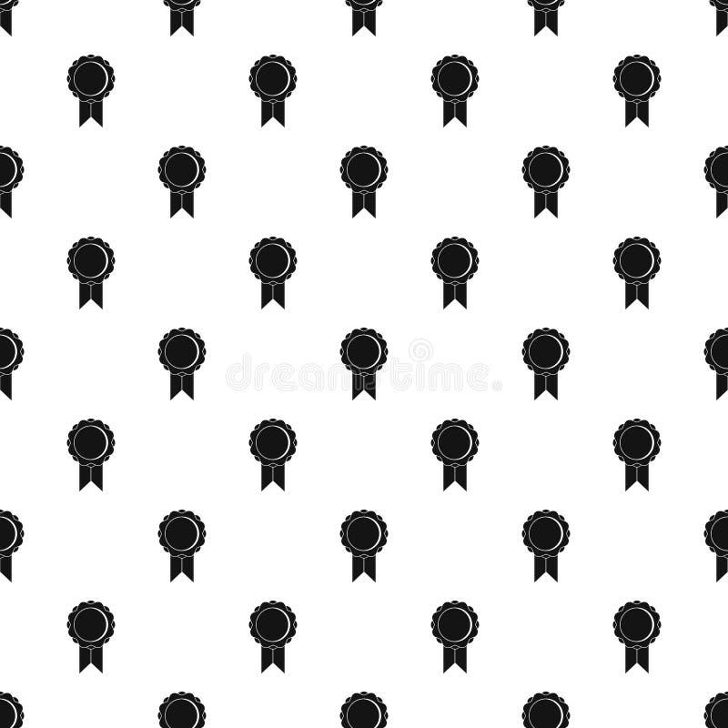 Rosette with Ribbon Pattern Vector Stock Vector - Illustration of paper ...
