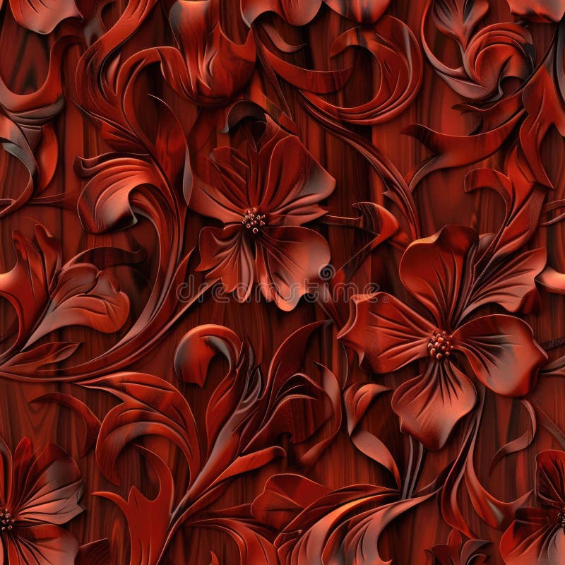 Rosewood Seamless Pattern, Wooden Texture Stock Image - Image of design ...