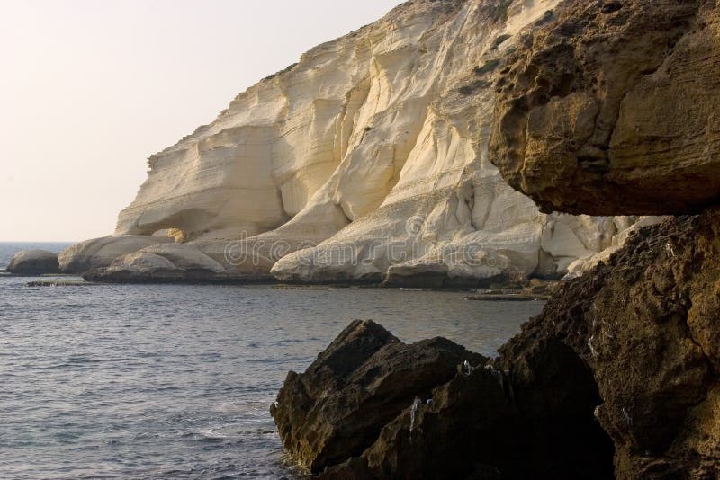 Rosh Hanikra stock image. Image of black, grotto, rocky - 1785883