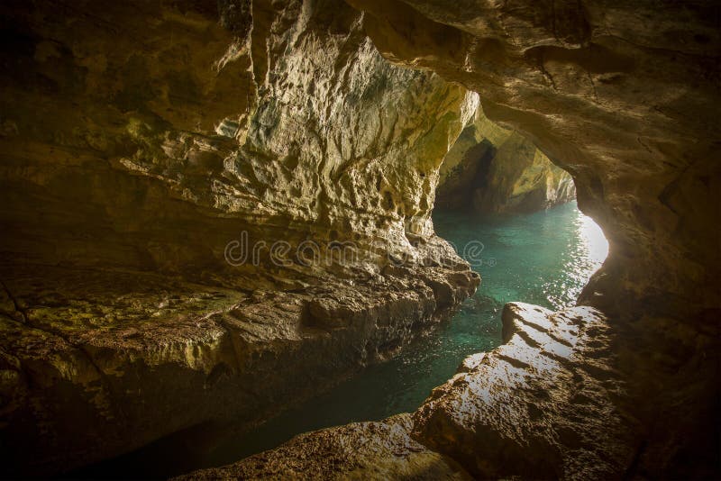 Rosh HaNikra grottoes stock image. Image of landmark - 70206945