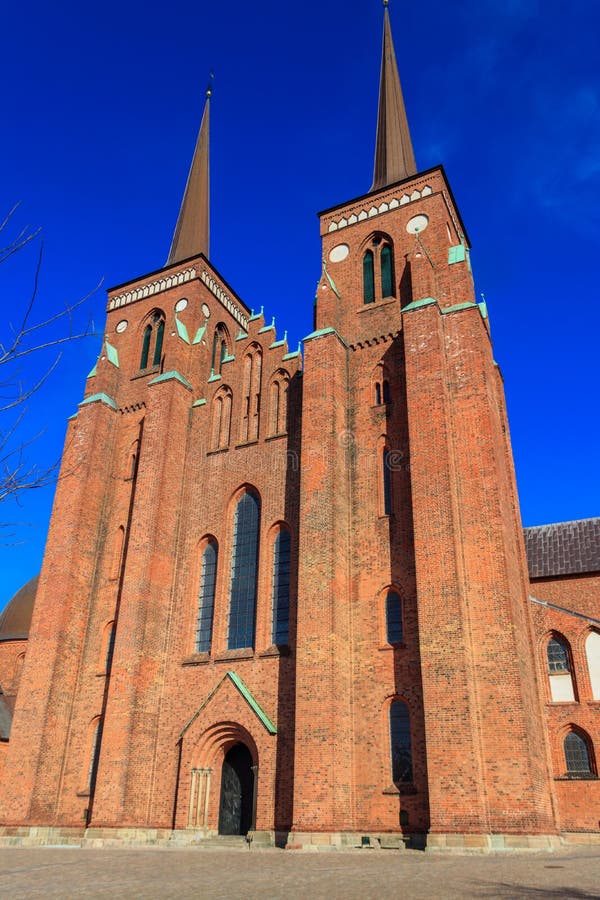 Roskilde Cathedral in Denmark Stock Image - Image of europe, medieval ...