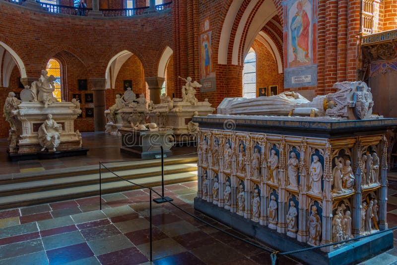 Roskilde, Denmark, June 23, 2022: Royal Tombs Inside of the Rosk ...