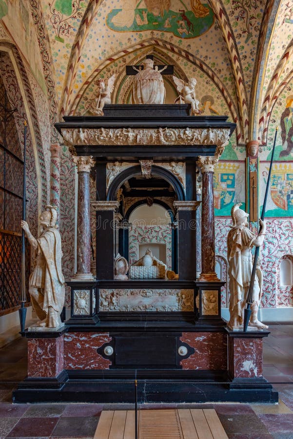 Roskilde, Denmark, June 23, 2022: Royal Tombs Inside of the Rosk ...