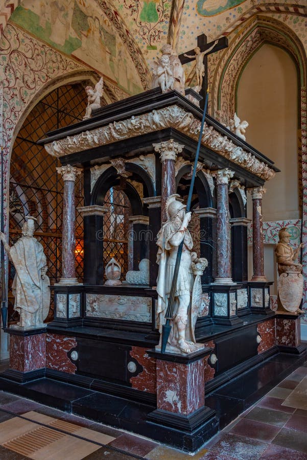 Roskilde, Denmark, June 23, 2022: Royal Tombs Inside of the Rosk ...