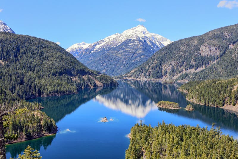 Ross Dam stock image. Image of glacial, cascades, cascade - 96332299