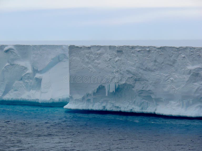 Ross Ice Shelf on the Ross Sea Antarctica Stock Image - Image of ...