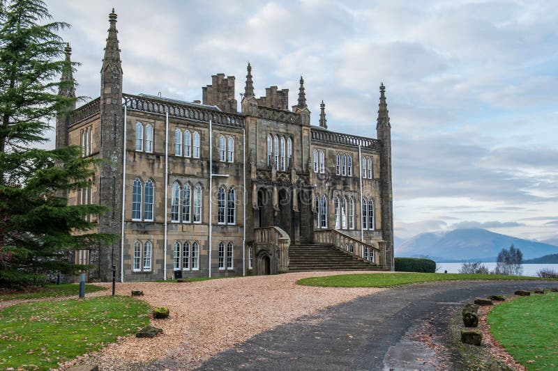 Ross Priory En Orillas De Loch Lomond Imagen de archivo - Imagen de ...