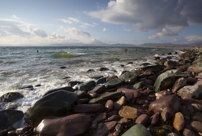 Rossbeigh Strand stock photo. Image of eire, coastline - 14518500
