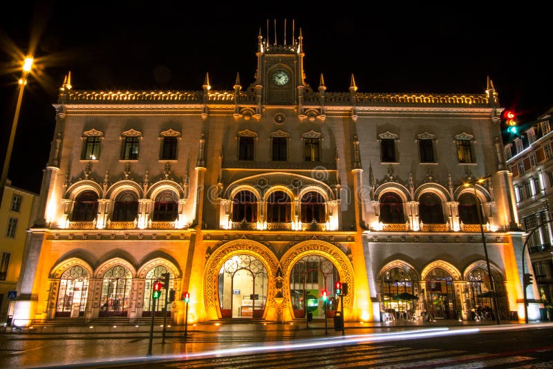 Rossio Station, Lisbon, Portugal Editorial Image - Image of iron ...