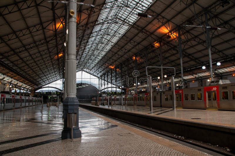 Rossio Train Station editorial stock image. Image of classic - 76192249