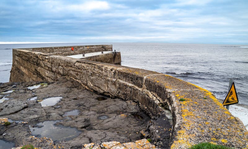 Rossle Castle at Easky Pier in County Sligo - Republic of Ireland ...