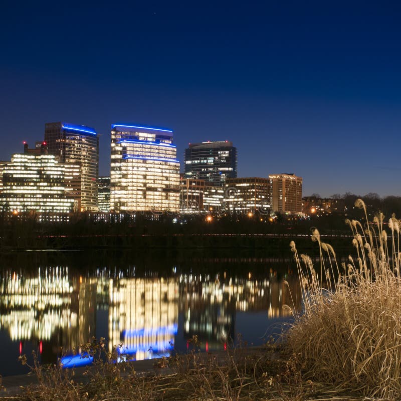 Rosslyn Virginia from the Boardwalk in Georgetown, Washington DC ...