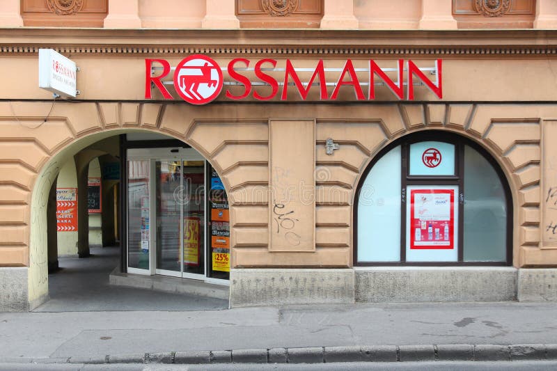 Rossmann cosmetics store editorial stock photo. Image of brand - 31407903