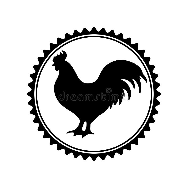 Roster Farm Logo Illustration Design Vector Templates Stock Vector ...