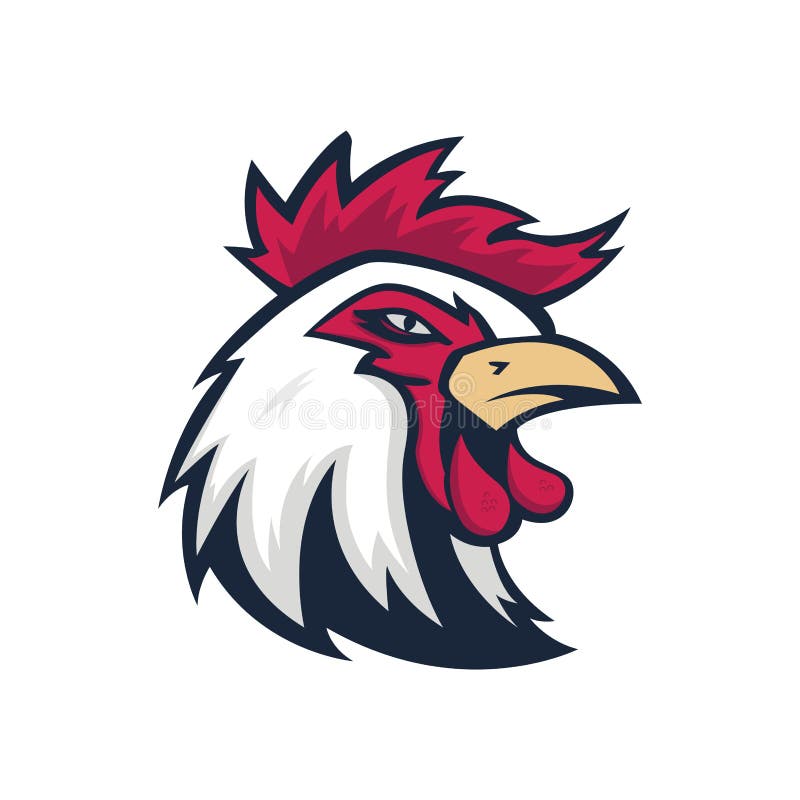 Roster logo stock illustration. Illustration of animal - 125690385