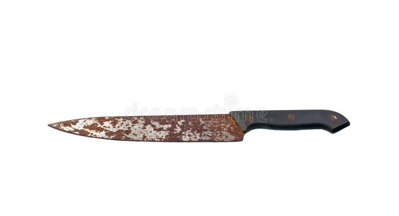 Rostiges altes Messer stockbild. Bild von jagd, hilfsmittel - 28133017