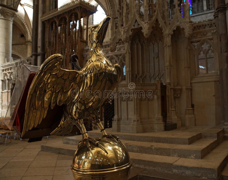 Rostrum stock foto. Image of kathedraal, gouden, canterbury - 50935752