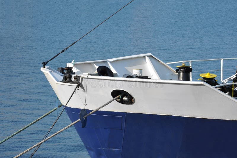 Rostrum of bulk carrier stock photo. Image of harbor - 104718968