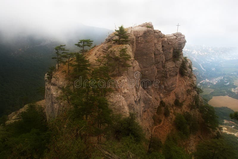 Rostrum rock stock photo. Image of clouds, ship, prow - 10673756