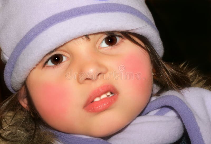 Rosy Cheeks stock photo. Image of human, girl, innocence - 3066054