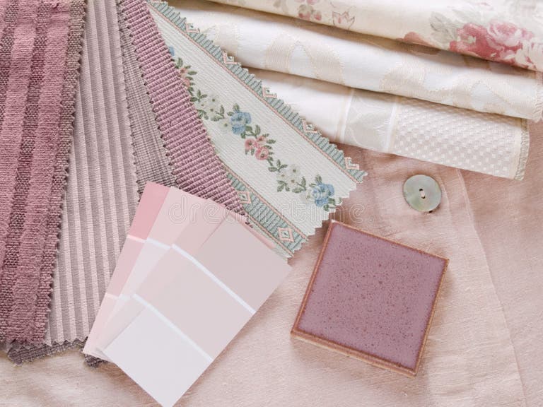 Rosy Pink Interior Design Plan Stock Image - Image of design, rosy: 6870765