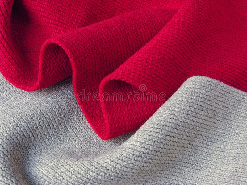Rot und Grau stockfoto. Bild von kleid, grau, hell, faser - 7048766