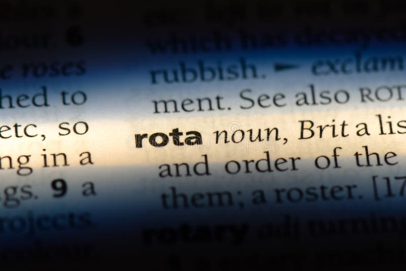 Rota stock photo. Image of definition, info, printed - 126615584