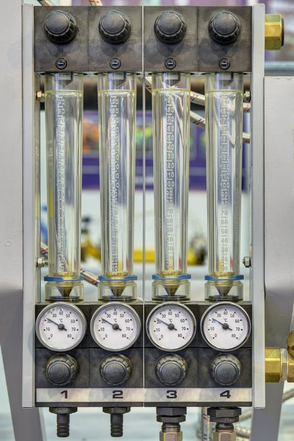 Rotameters stock photo. Image of machine, flowmeter, controller - 77208388