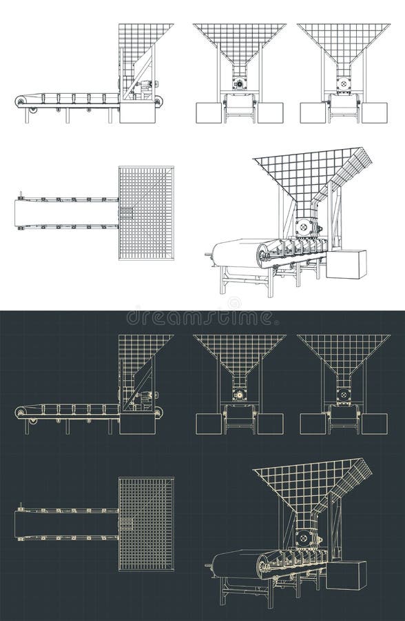 Feeder Blueprints Stock Illustrations – 10 Feeder Blueprints Stock ...