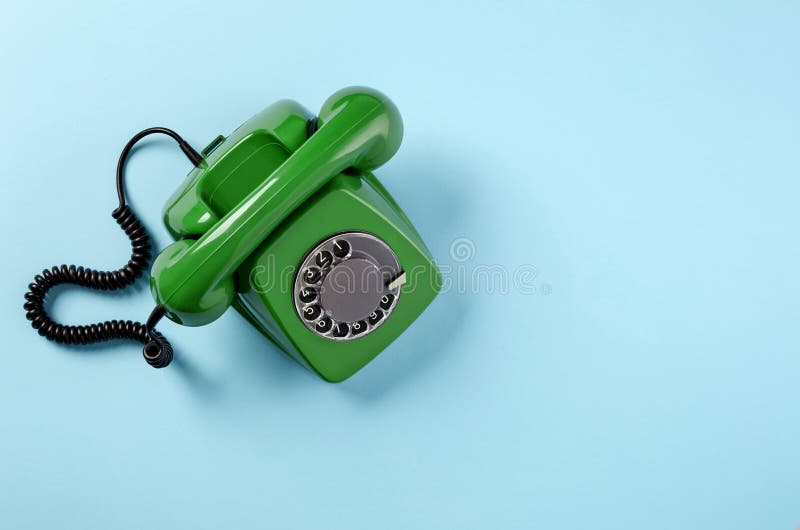 Rotary green phone stock photo. Image of cultures, phone - 221182096